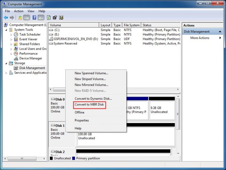 Установка Windows на данный диск невозможна Выбранный диск имеют стиль